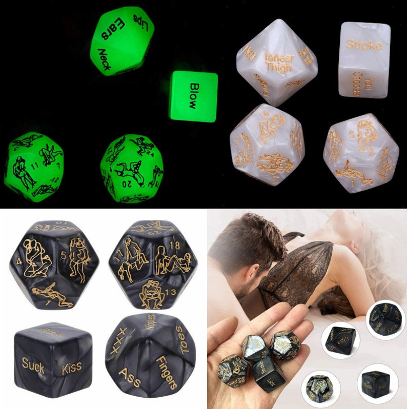 Pack Of 4 Funny Love Dice Sex Position Game Dices Toy For Etsy