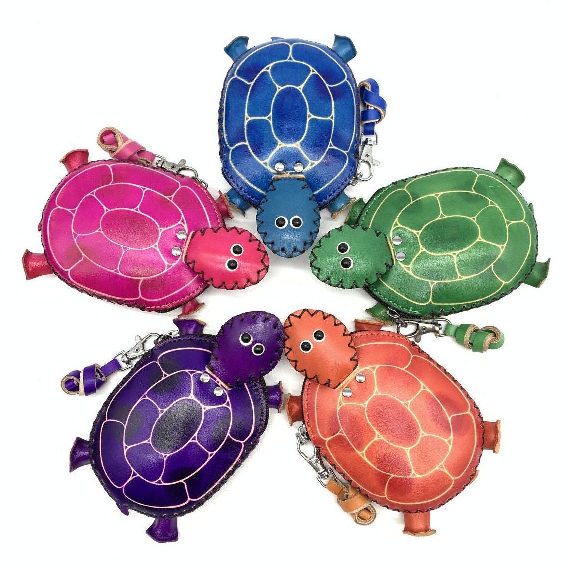 Vintage Genuine Leather 3D Animal Turtle Coin Purse With Gift - Etsy UK