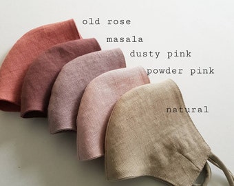 Linen Face Mask | Etsy
