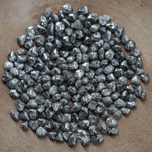 6 PCS 2.00 CARAT Black Diamond, Rough Diamond, Raw Diamond, Natural ...