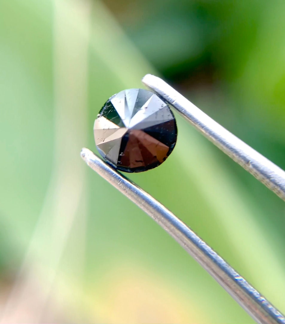 Natural Round Black Diamond, Loose Polish Diamond, 0.83ct - Etsy