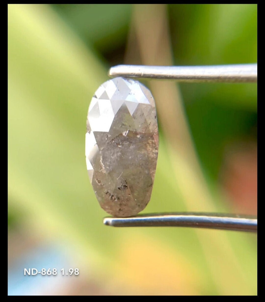 1.98 Ct Oval Grey Diamond | Natural Loose Diamond - Etsy