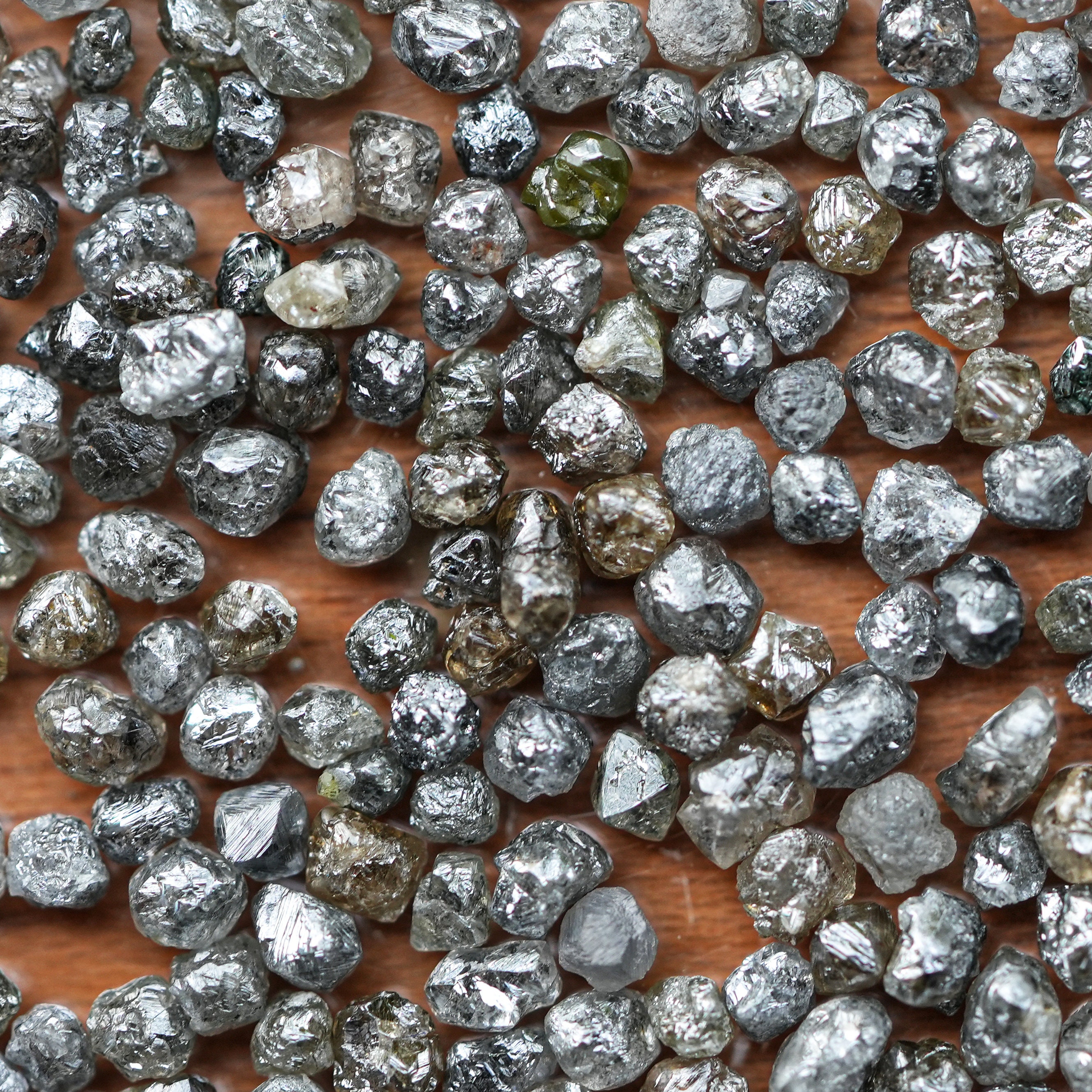 13 PCS Gray Raw Diamond, Rough Uncut Gemstones, 1.00 CTW - Etsy