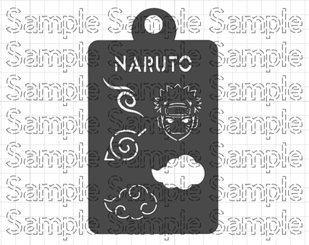 Naruto Face Painting Combo STENCIL - Etsy