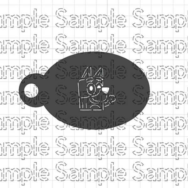 Bluey Stencil - Etsy