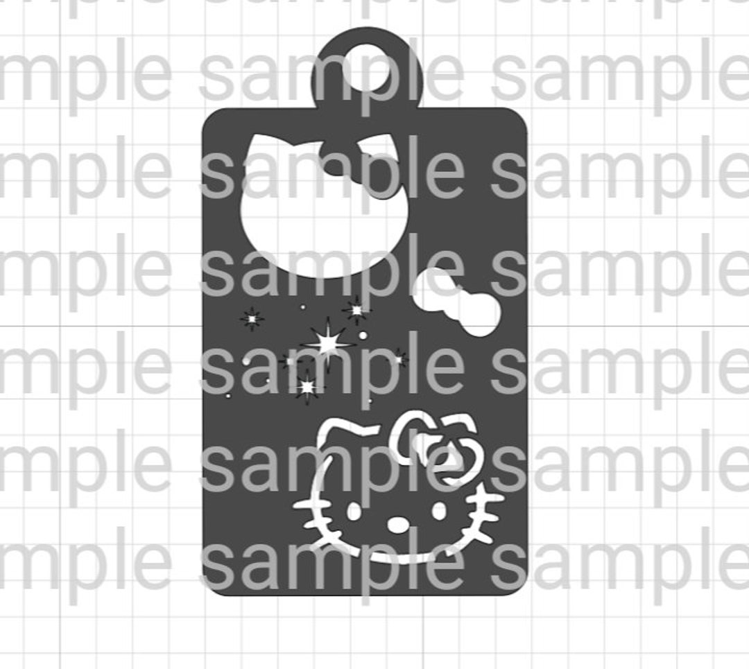 Hello Kitty Face Painting STENCIL - Etsy