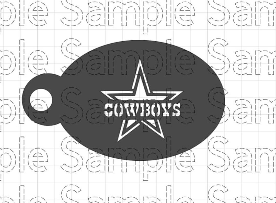 FOOTBALL COWBOY - Face Painting STENCIL - Etsy