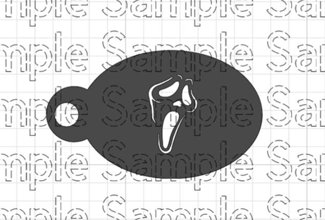 Ghost Face - Face Painting STENCIL - Etsy