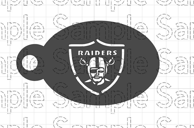 FOOTBALL RAIDER - Face Painting STENCIL - Etsy