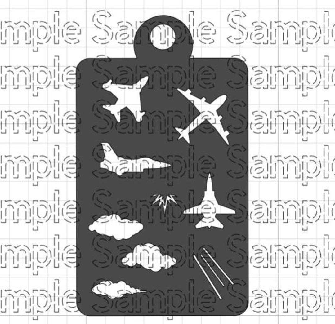 Aerospace Aircraft Airplane - Face Painting STENCIL - Etsy