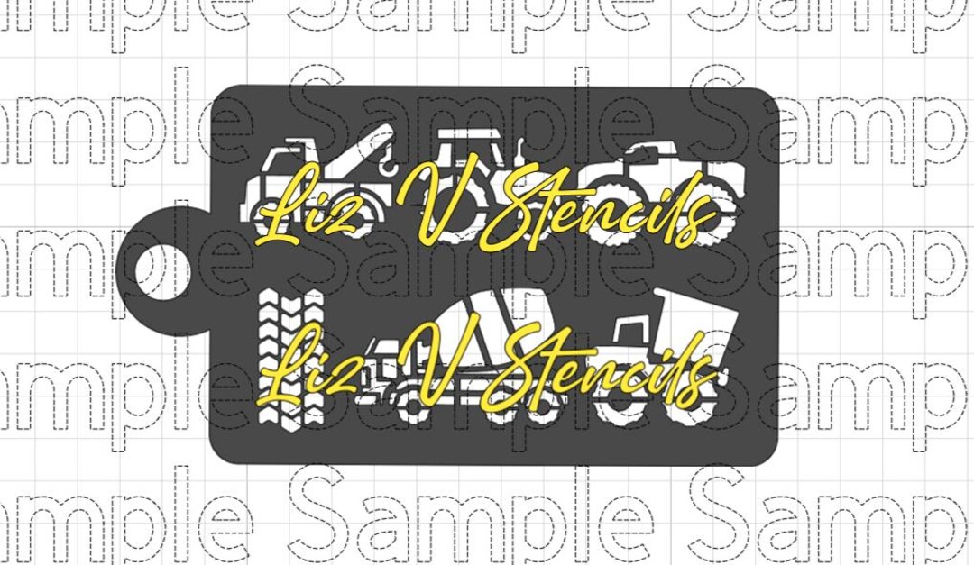 Vehicles Cars Trucks Tractors - Face Painting STENCIL - Etsy