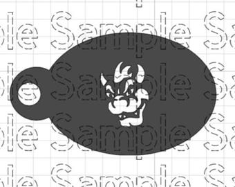 Super Mario Goomba - Face Painting STENCIL - Etsy