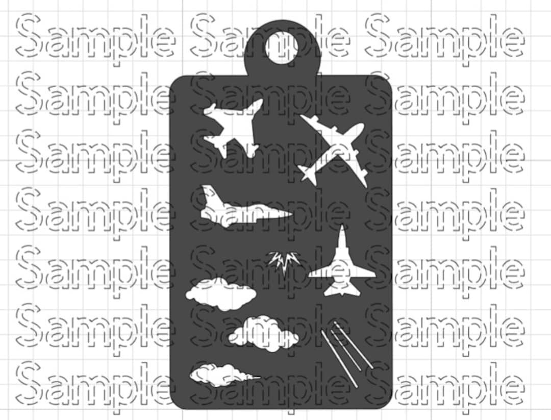 Aerospace Aircraft Airplane Face Painting STENCIL - Etsy