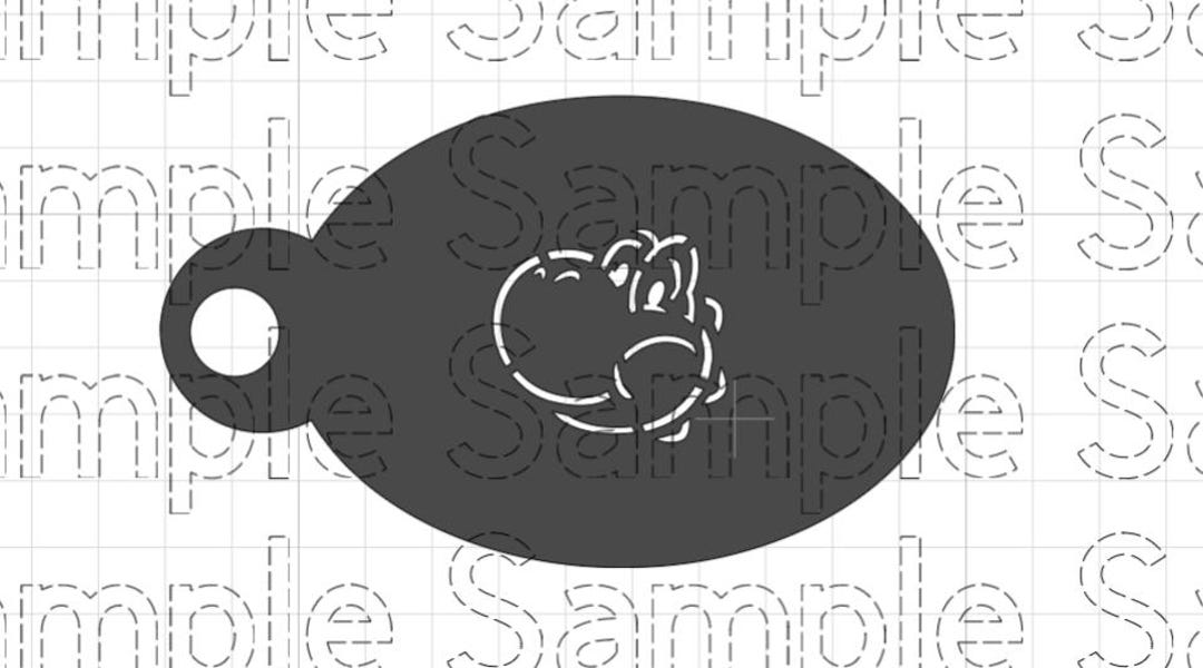 Super Mario Yoshi - Face Painting STENCIL - Etsy