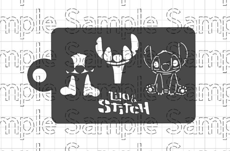 Lilo and Stitch Face Painting STENCIL - Etsy