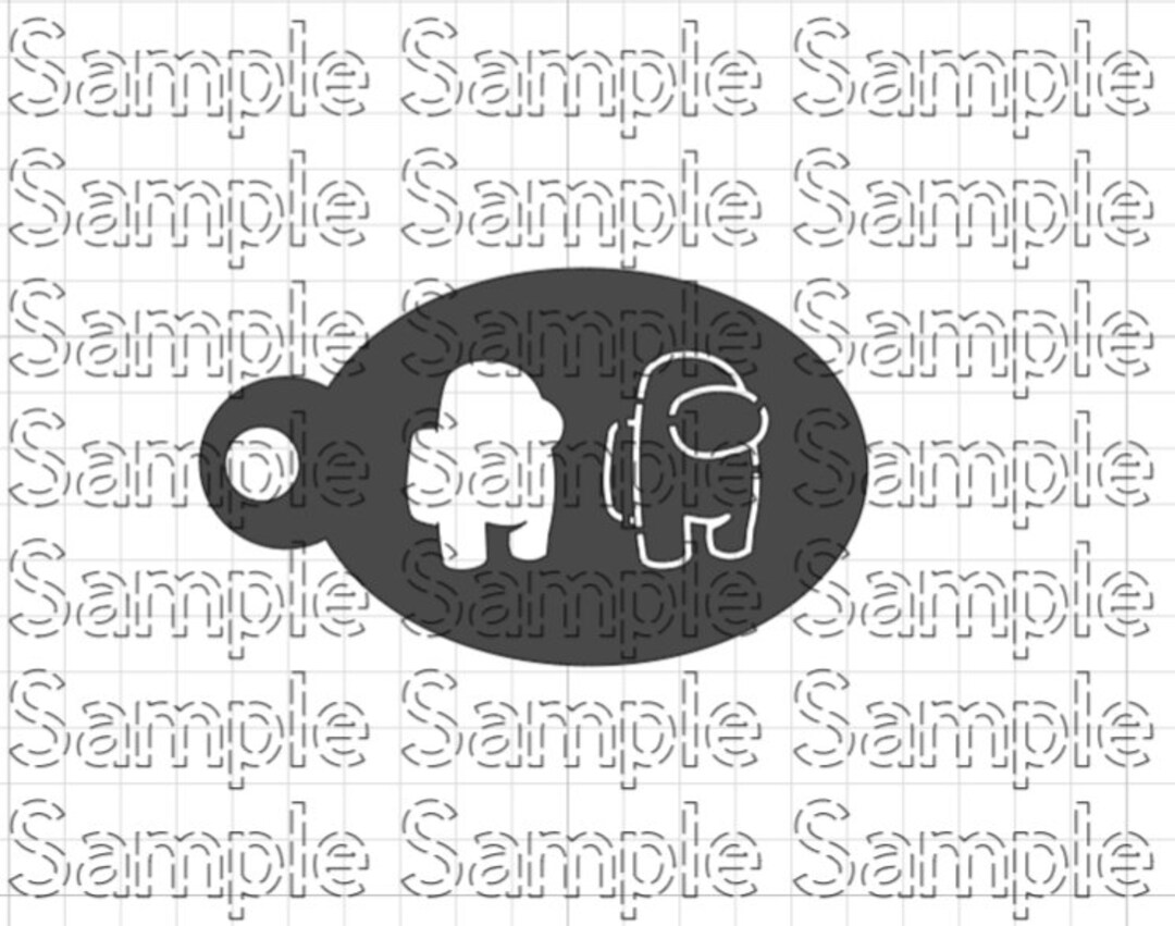 Among Us Face Painting STENCIL - Etsy