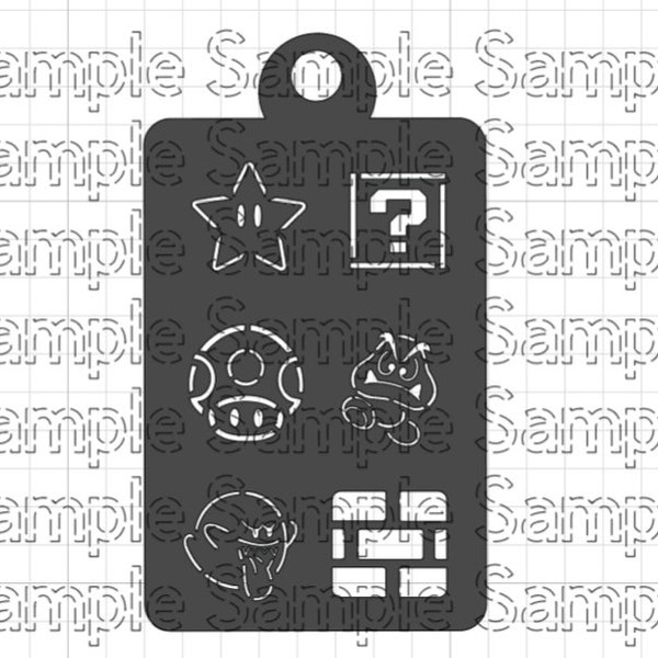 Super Mario Stencil - Etsy