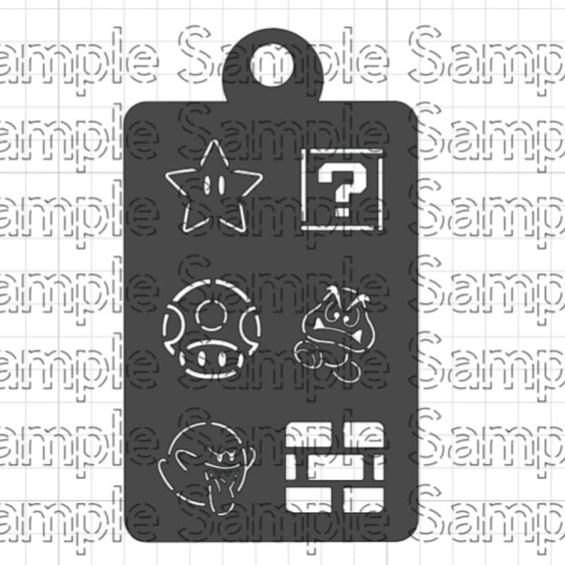 Super Mario Stencil - Etsy