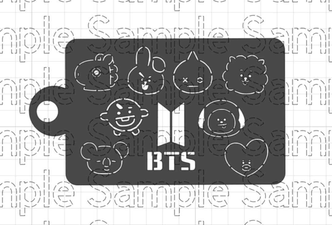 BTS - Face Painting STENCIL - Etsy