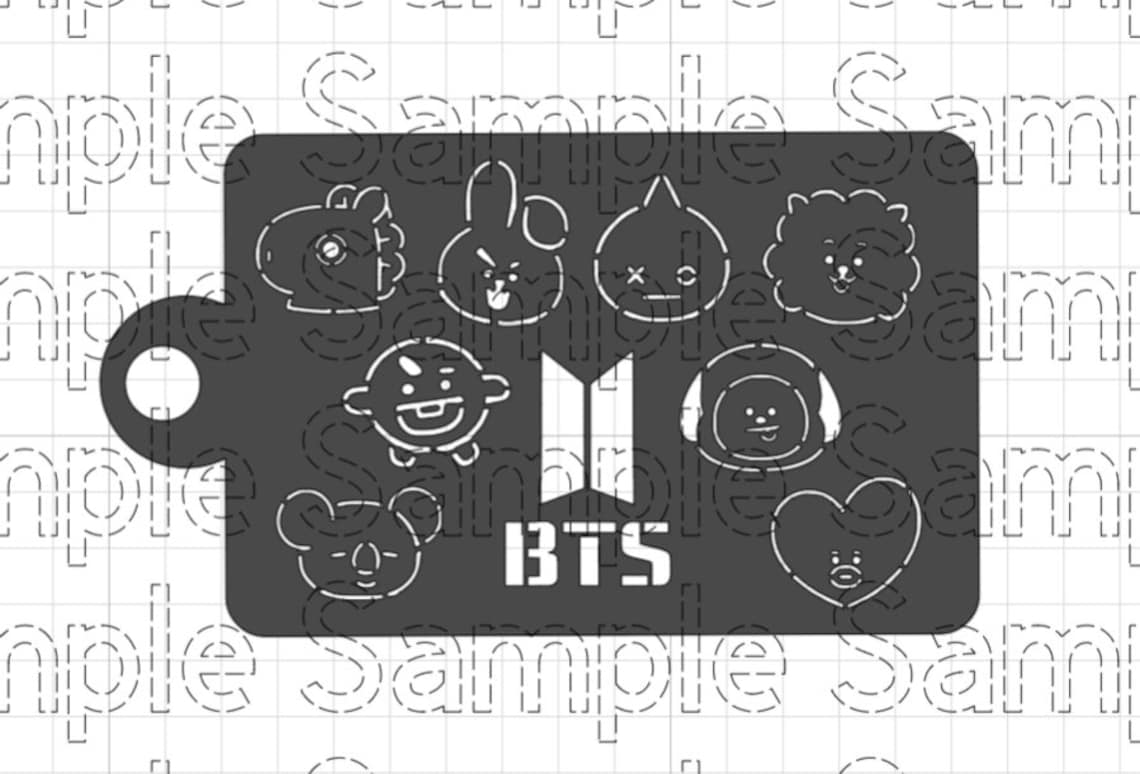 BTS - Face Painting STENCIL - Etsy