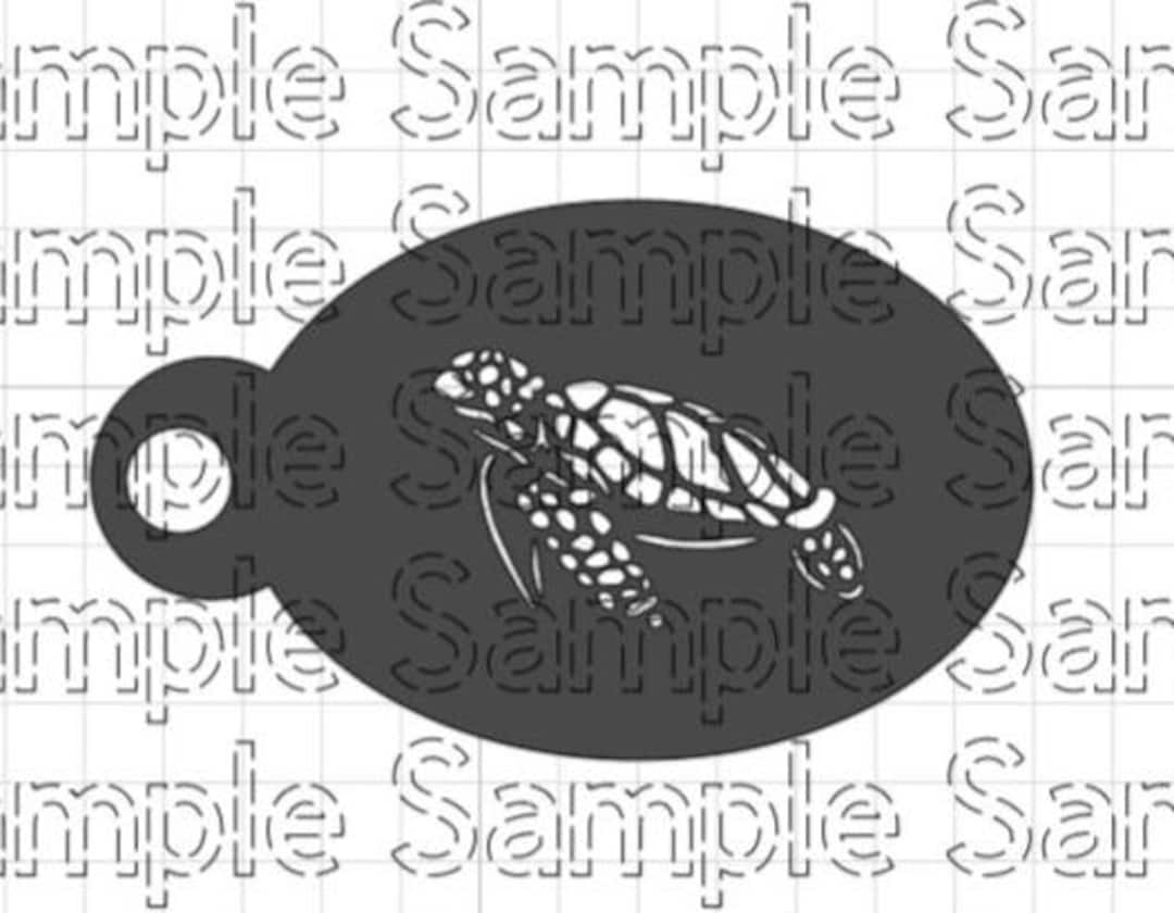 Sea Turtle - Face Painting STENCIL - Etsy