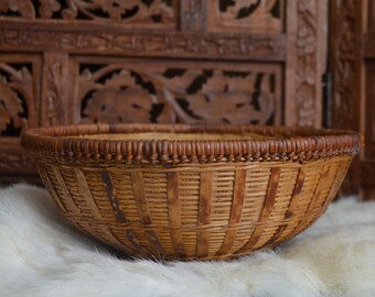 Bamboo Plant Basket - Etsy