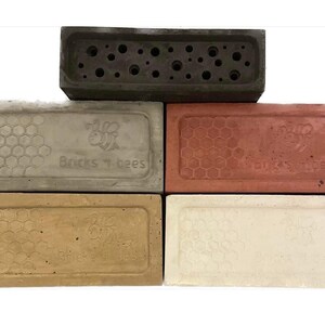 Bee Building Brick | Eco Friendly | Bee House Recycled Concrete for the ...