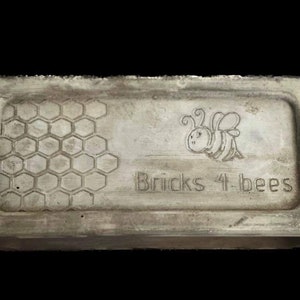 Bee Building Brick Eco Friendly Bee House Recycled Concrete for the Bee ...