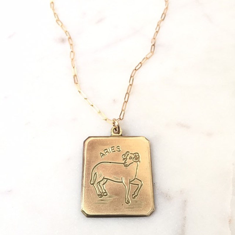 Aries Necklace - Etsy