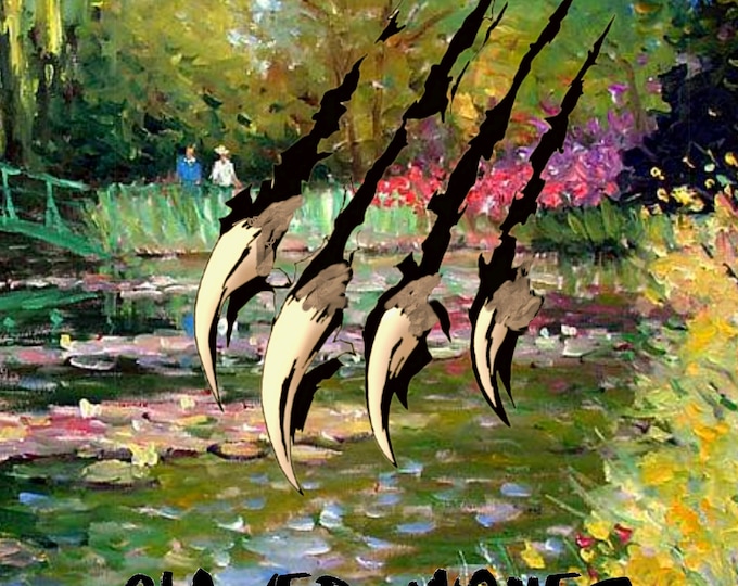 Clawed Monet Printable Art Impressionism With Cat Claws Digital ...