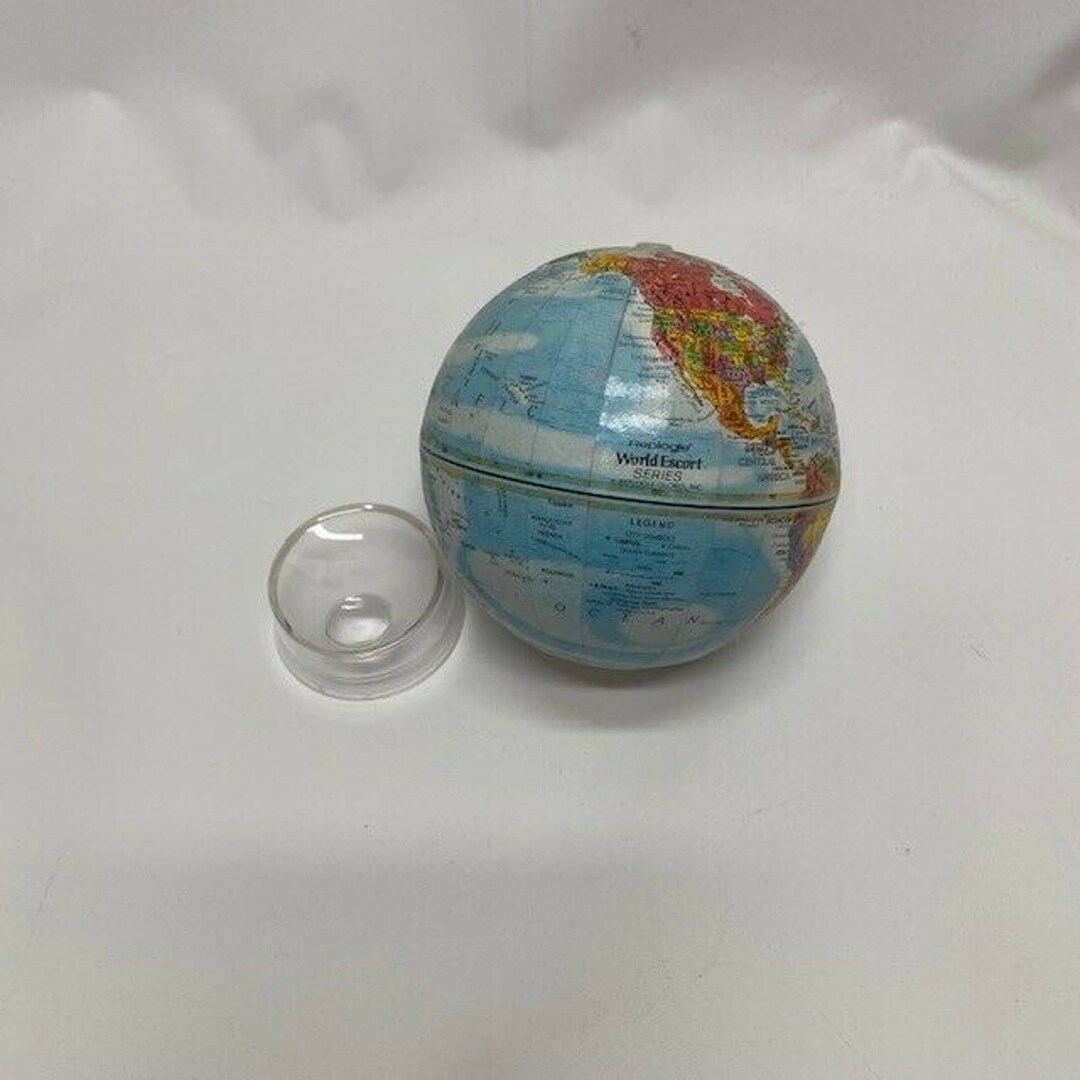 Vintage Replogle Mini World Escort Globe 5 With Etsy