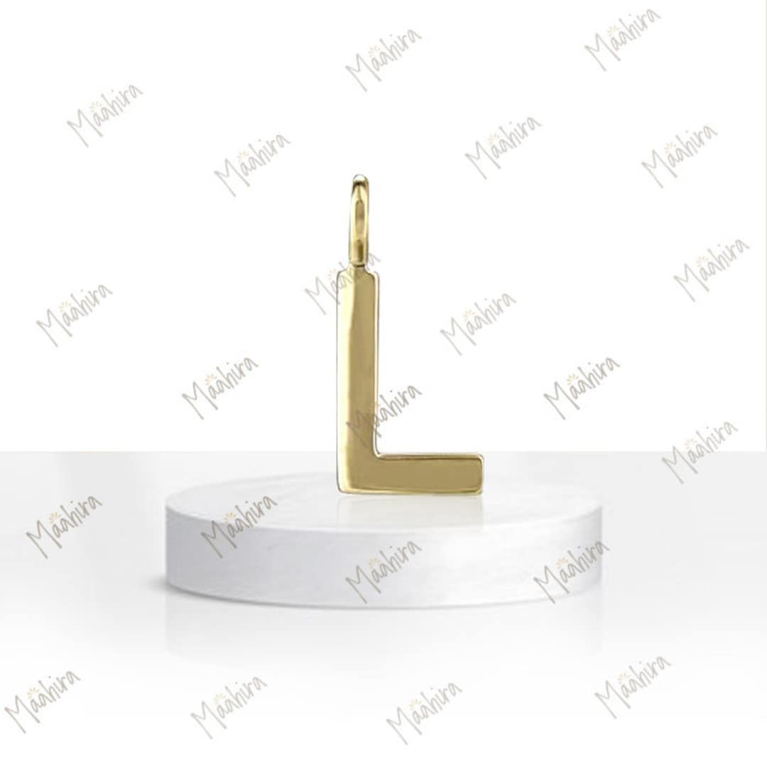 Gold Letter L, Initial L, Custom Gold Letters, Custom Name Necklace ...
