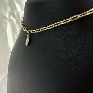 14k Yellow Gold Diamond Oval Disc Charm 5.5x80mm, Disc Pendant Charm ...