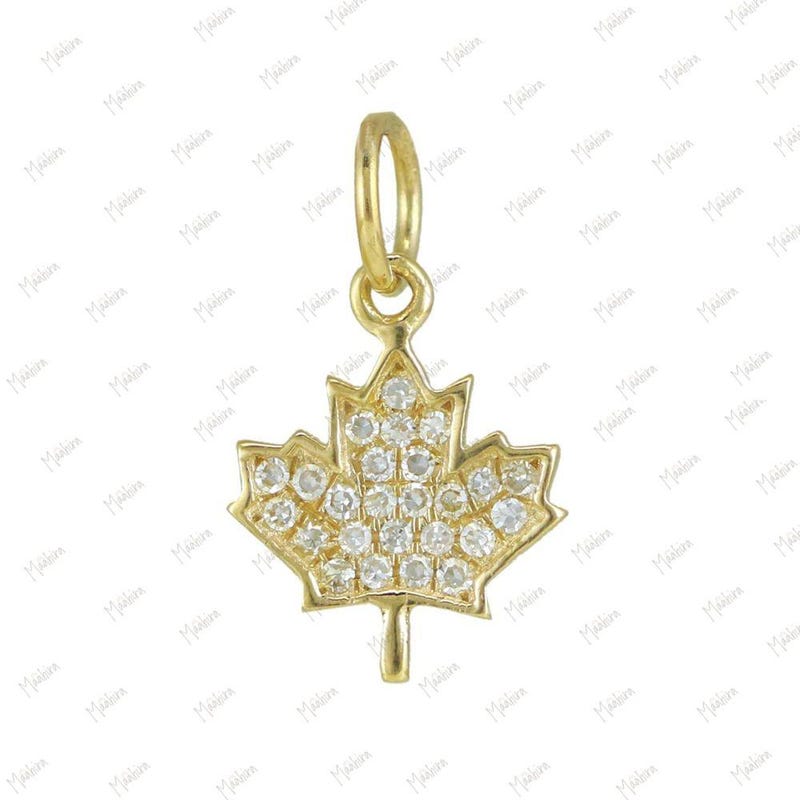 Maple Leaf Charm - Etsy