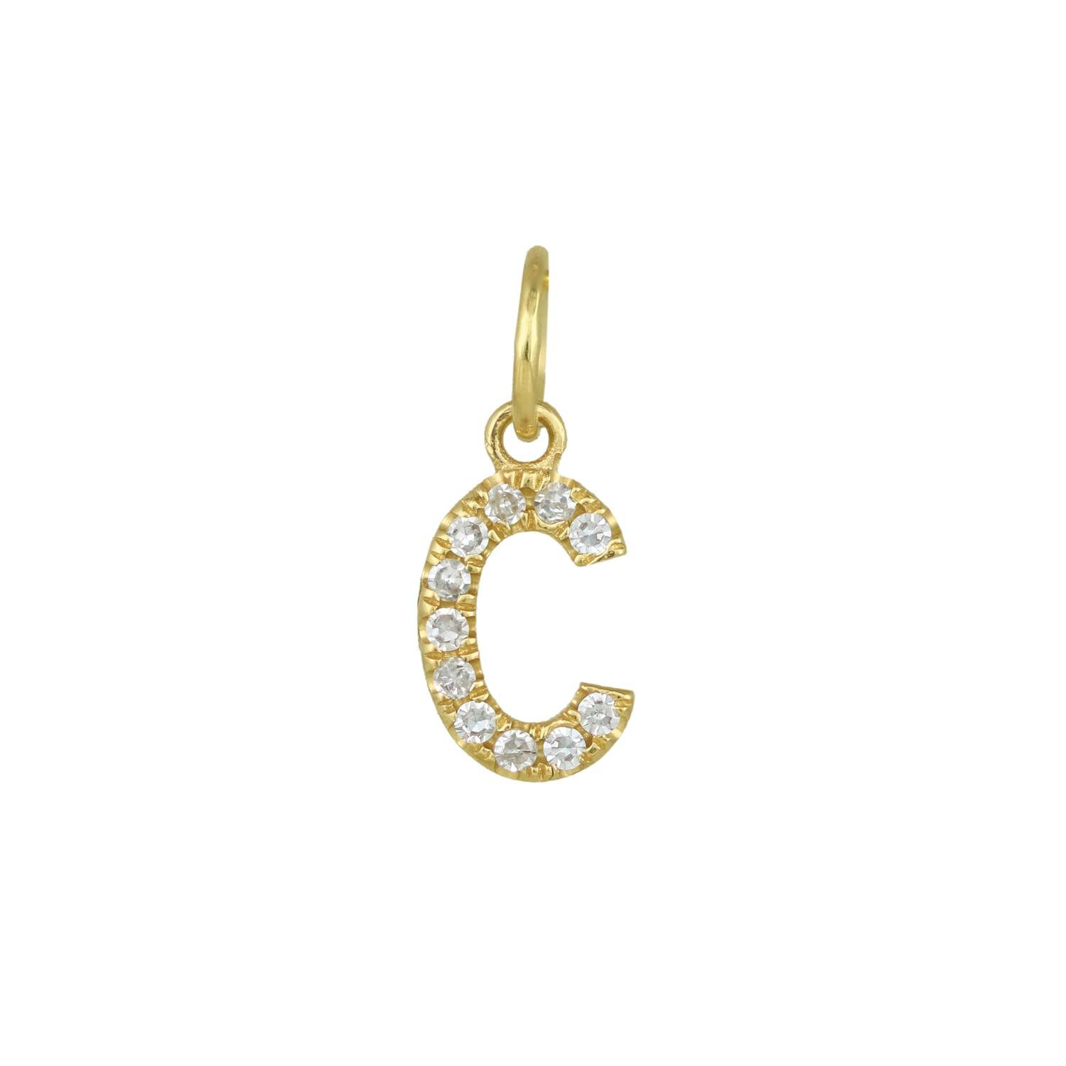 Diamond Letter C Initial C Custom Diamond Letters Custom - Etsy