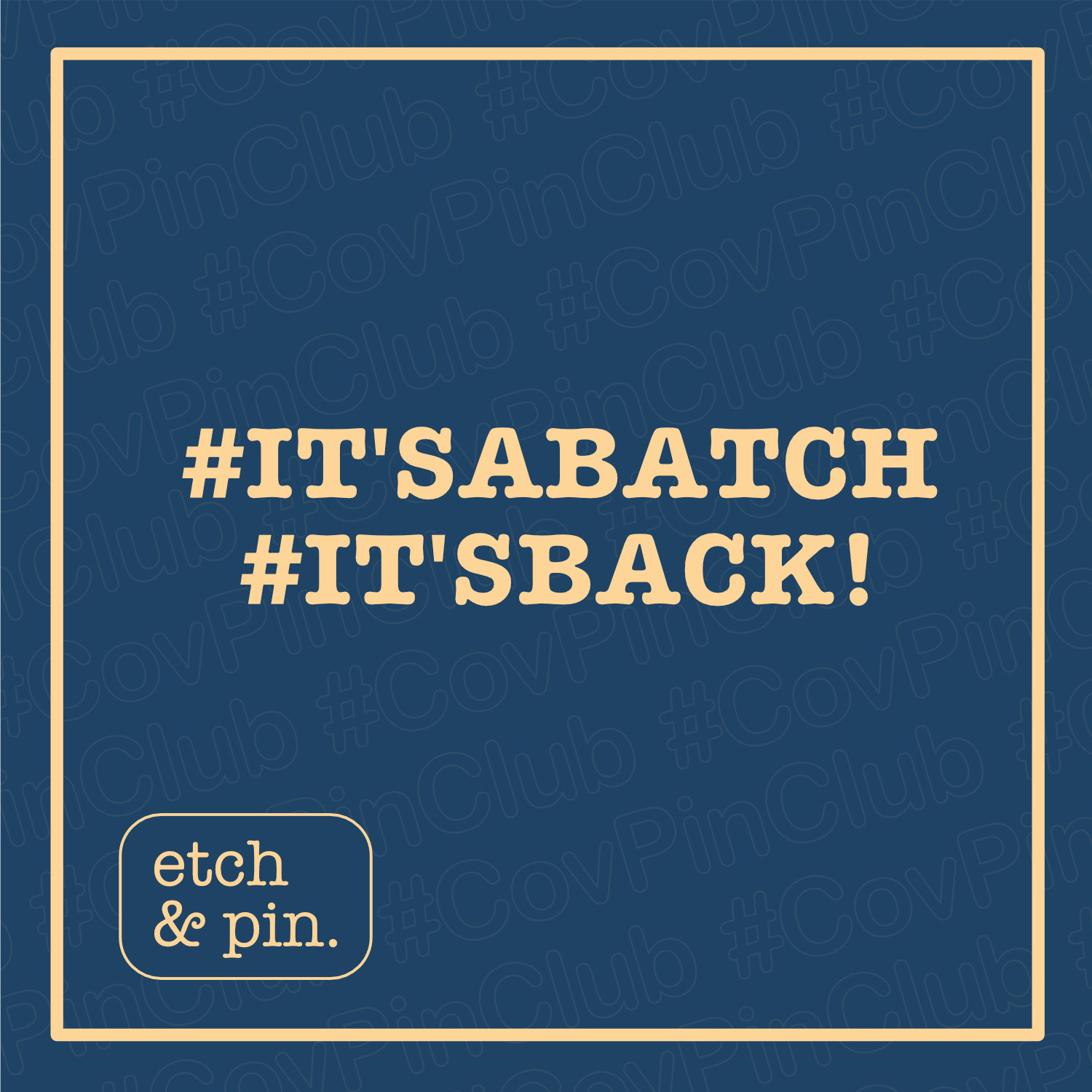 It's a Batch Coventry Pin Badge - Etsy