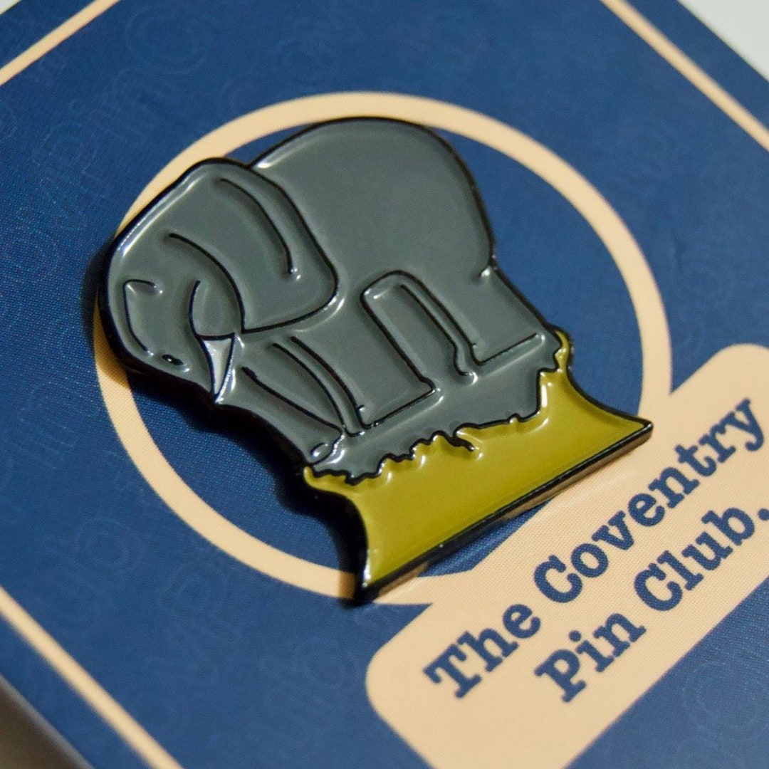 Elephant Bollard Coventry Pin Badge - Etsy