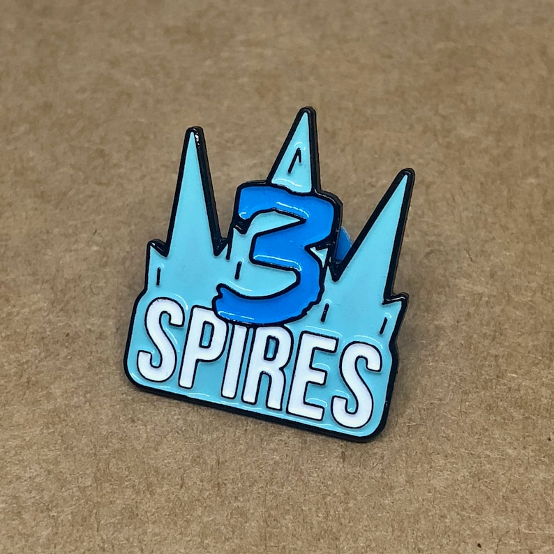 Three Spires Coventry Pin Badge - Etsy