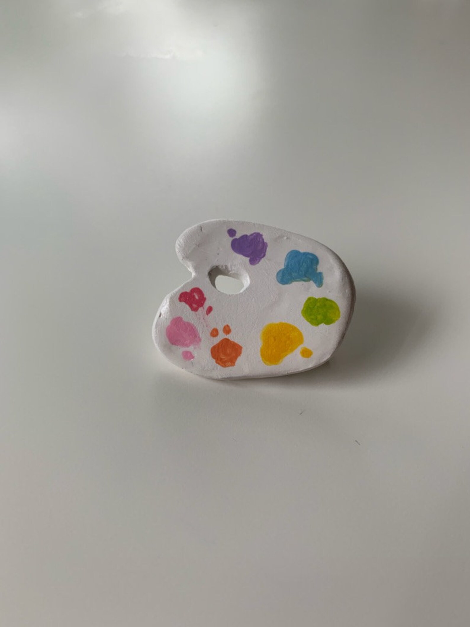 Artist's Palette Polymer Clay Pin - Etsy