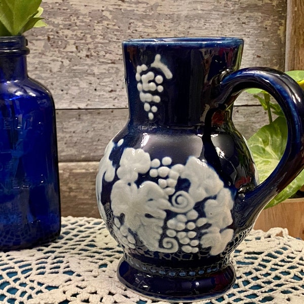 Antique Light Blue Pitcher - Etsy