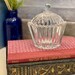 Vintage Crystal Oval Box With Lid by Mikasa Diamond Fire Ribbed Cut ...