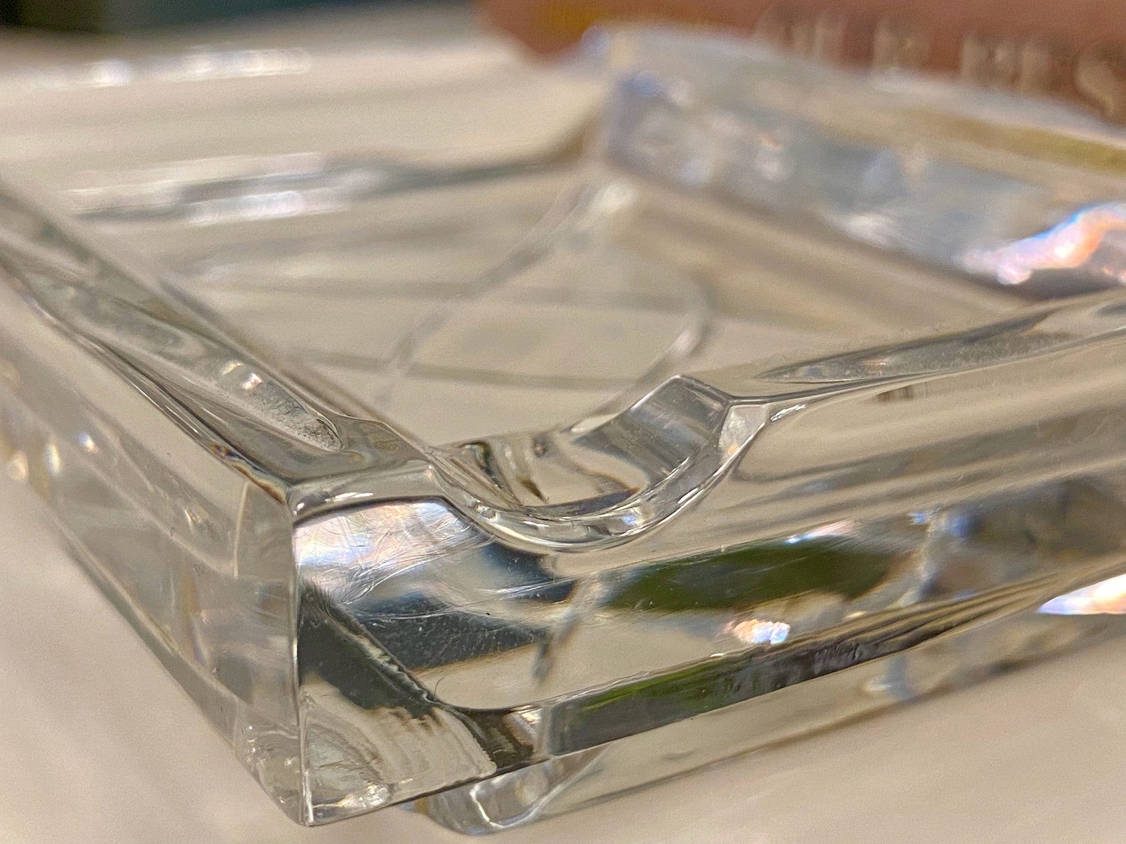 Vintage Lead Crystal Cigarette Box Ashtray Heavy Lidded - Etsy