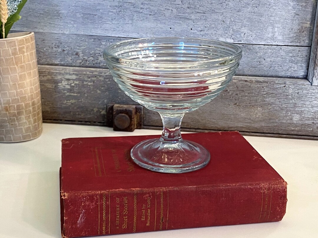 Anchor Hocking Footed Dessert Compote | Park Avenue Clear by Anchor ...