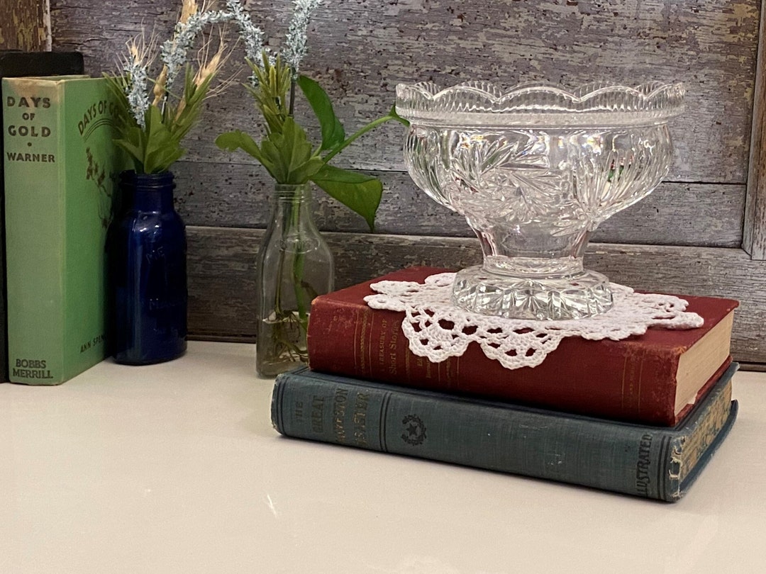 Hand Cut Lead Crystal Compote | Made in German Democratic Republic ...