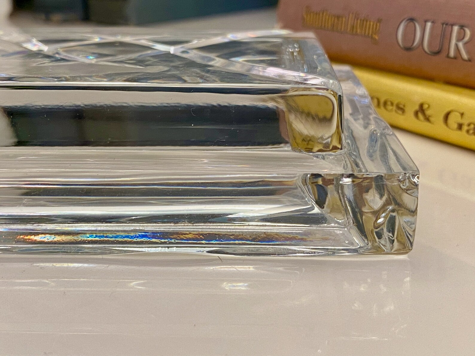 Vintage Lead Crystal Cigarette Box Ashtray Heavy Lidded - Etsy