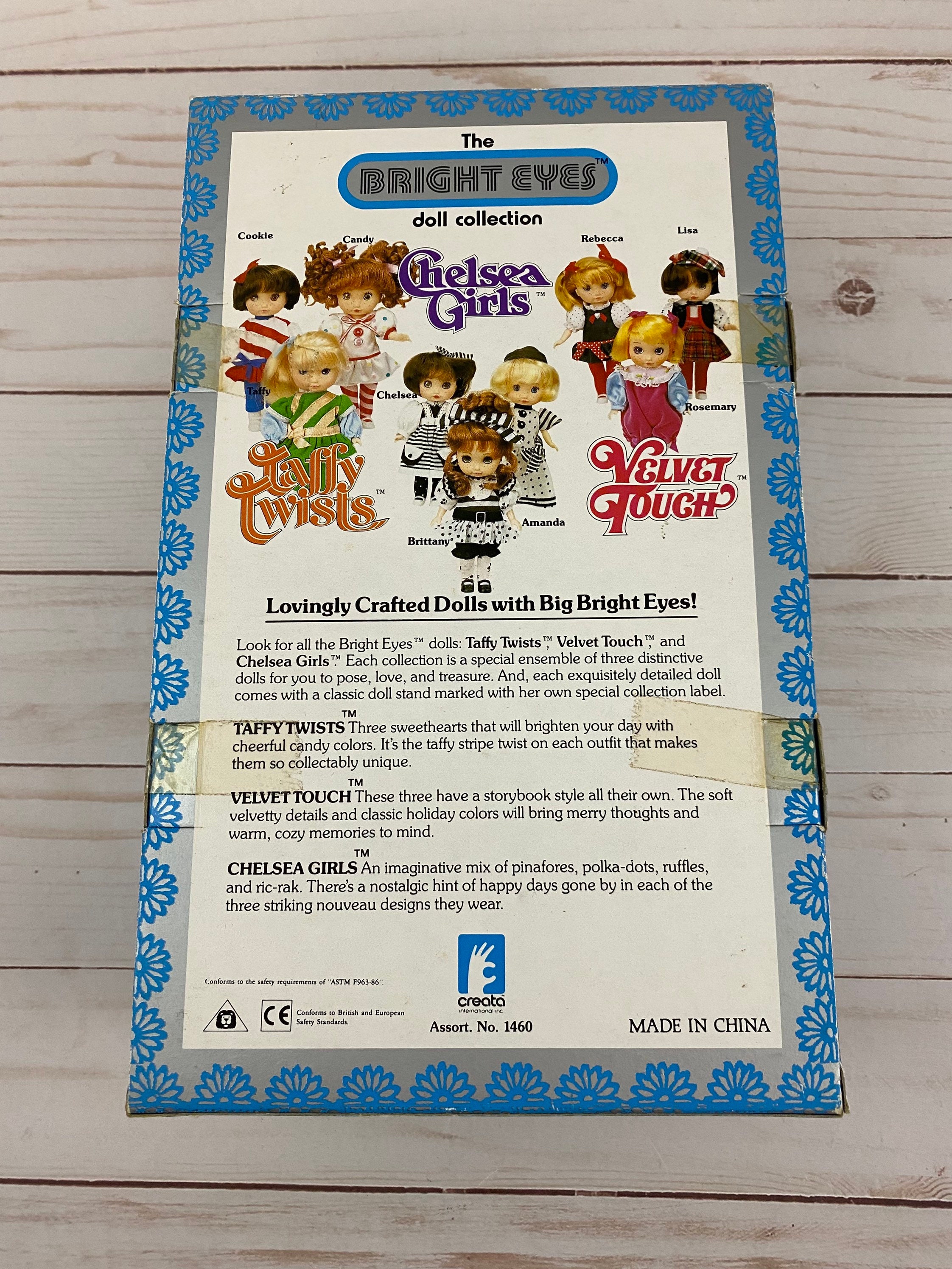 1989 Bright Eyes Taffy Twist Doll Vintage NIB Creata 80s Bright Candy ...