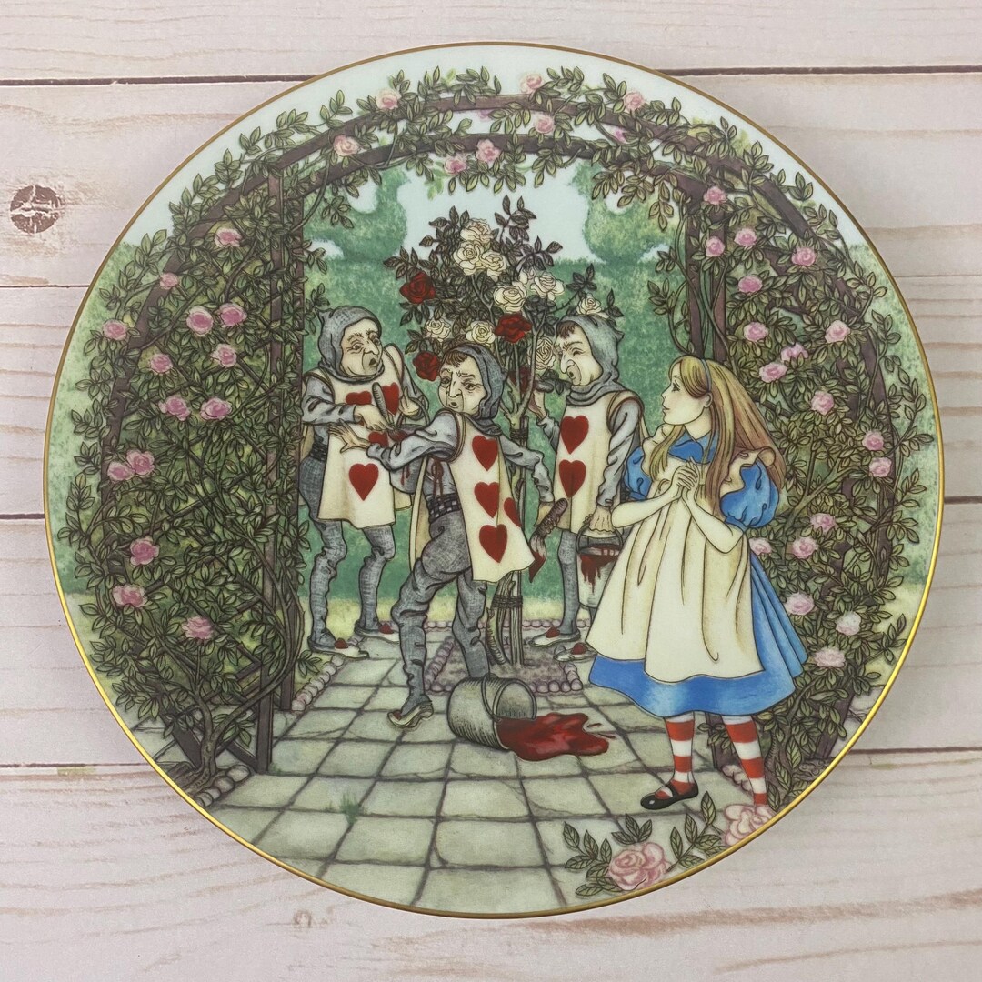 Limoges Alice in Wonderland alice Et Les Roses by Sandy Nightingale ...