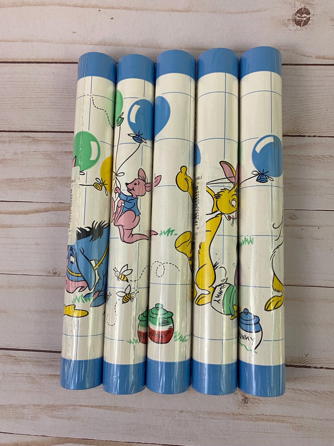 Winnie the Pooh Wallpaper Border 5 Rolls Borden Tigger Piglet Eeyore ...