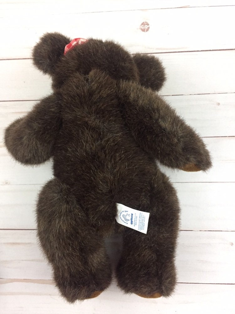 12 Vintage APPLAUSE Chocolate Brown Jointed TEDDY BEAR - Etsy UK