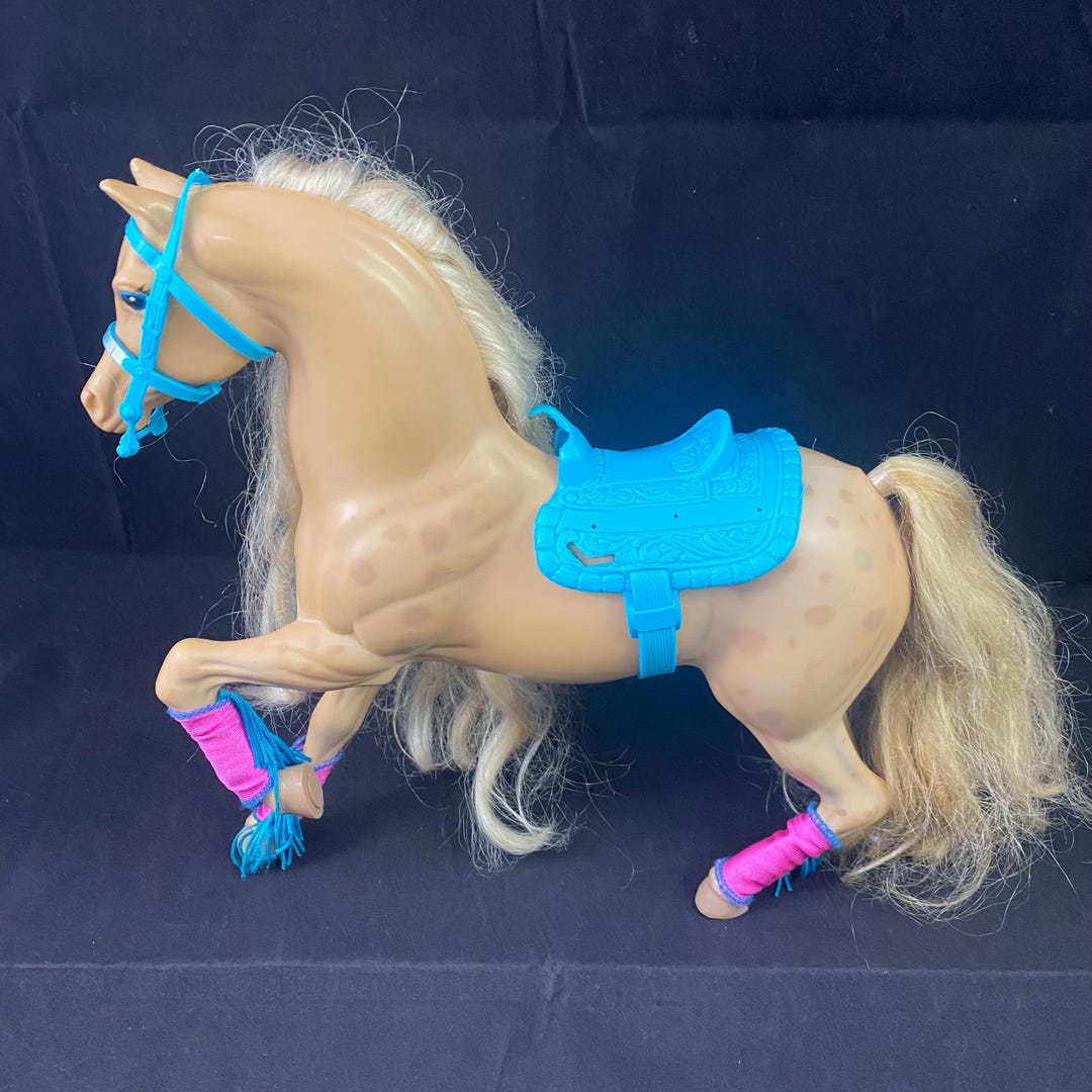 Vintage Western Fun Barbie Sun Runner Horse 1989 Mattel - Etsy